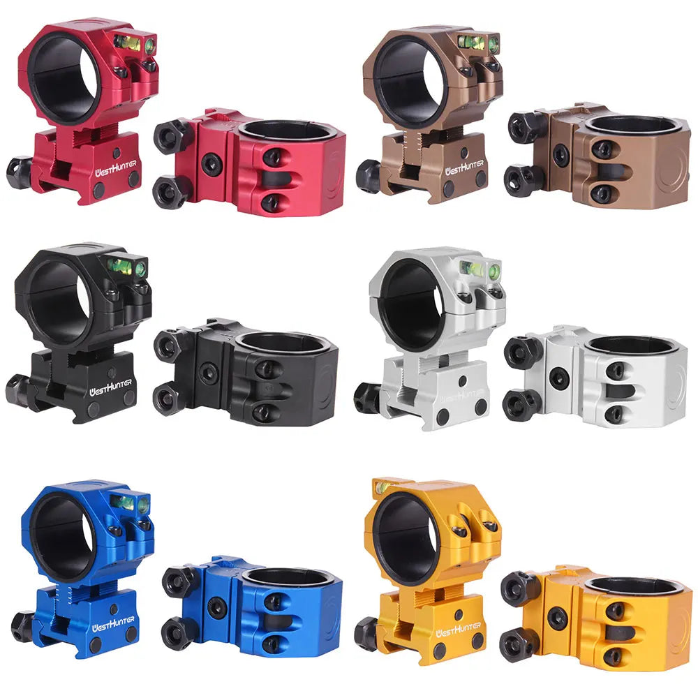 WestHunter Adjustable Scope Rings 34mm 30mm 1 inch Elevation Height ...